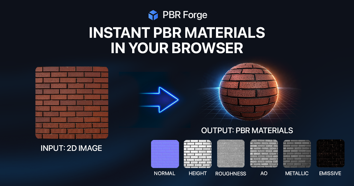 PBR Forge - The Best Online Normal Map & PBR Texture Generator